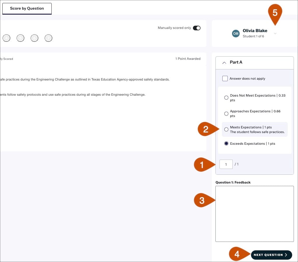 Score Offline Assessments